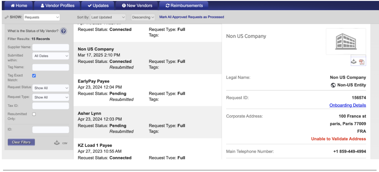 Bank Verification Status for Customers on Payments
