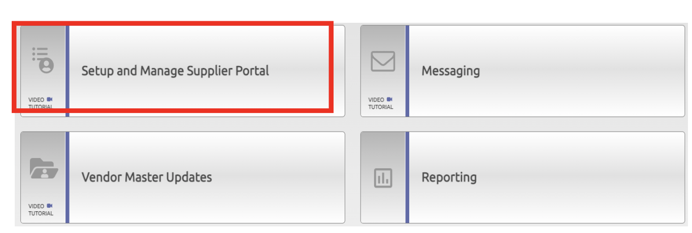 Connect Supplier User Interface (UI)