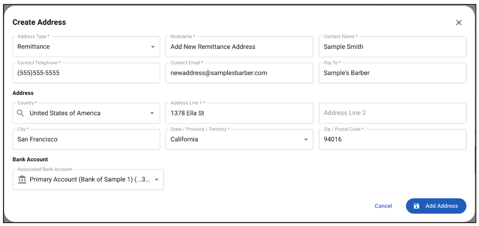 Updating Payee Profile Information